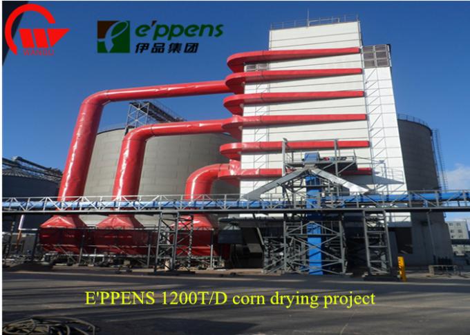 Inducing Type Continuous Dryer Machine , Corn / Maize Mechanical Grain ...
